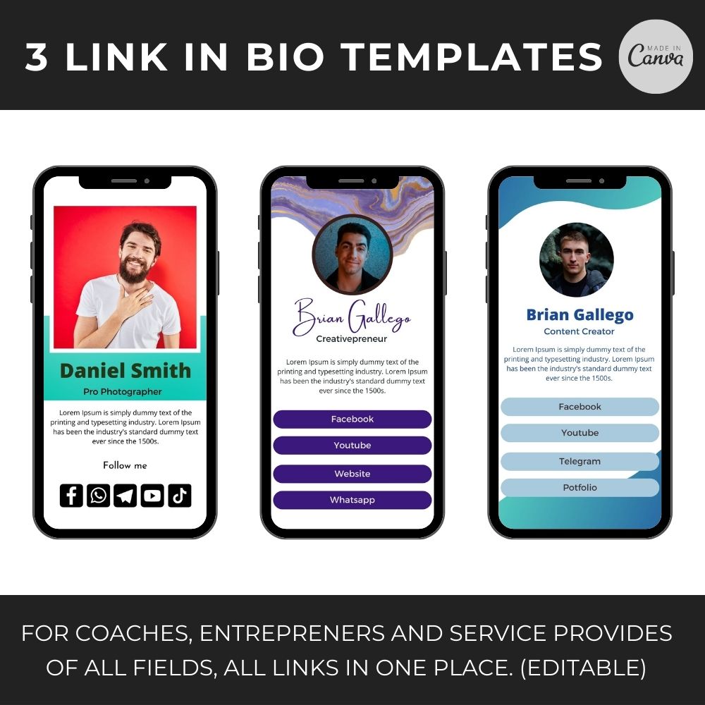 Link In Bio Canva Template – 12 - Deshpande Academy