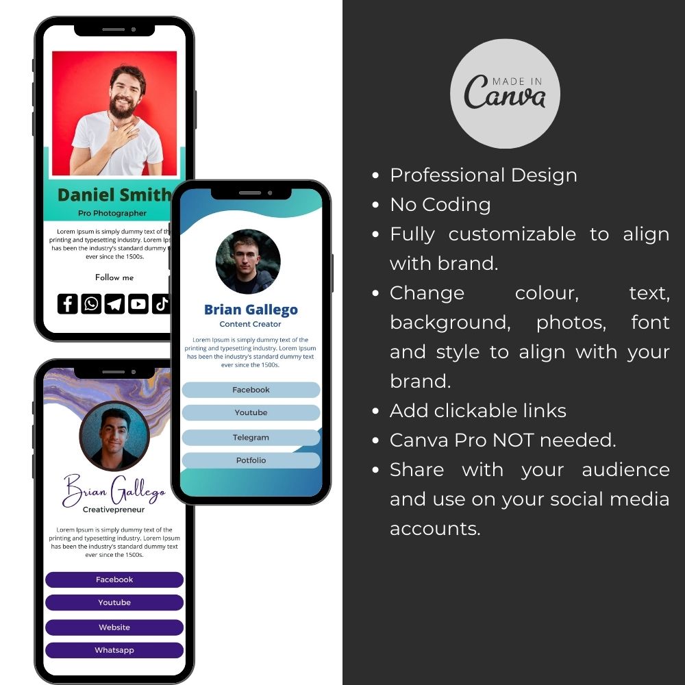 Link In Bio Canva Template – 12 - Deshpande Academy