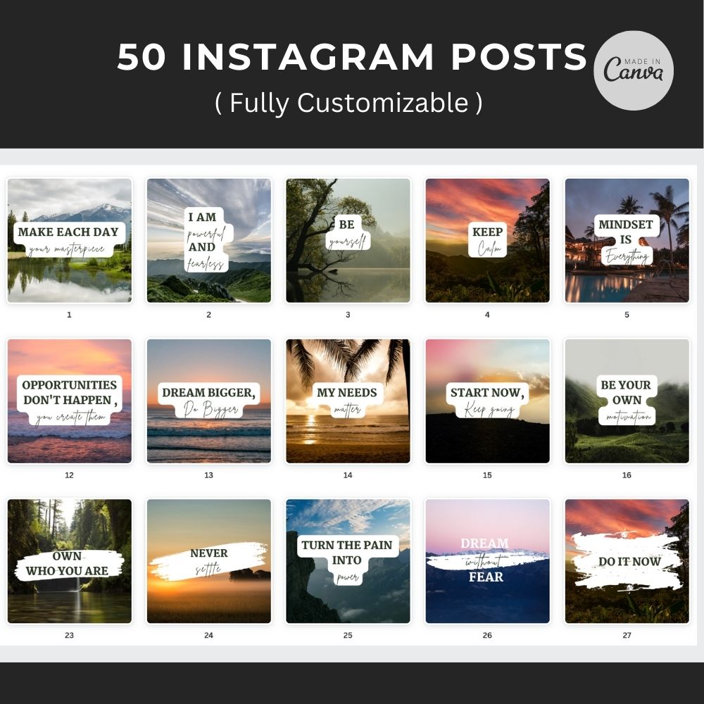 50 Motivational IG Quotes with Background Pictures - Deshpande Academy